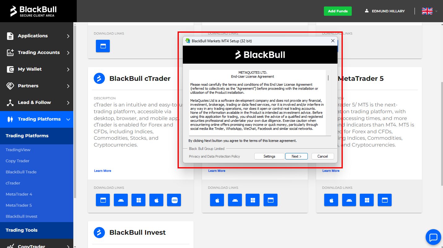 How to download MetaTrader 4 (MT4)? | BlackBull Markets