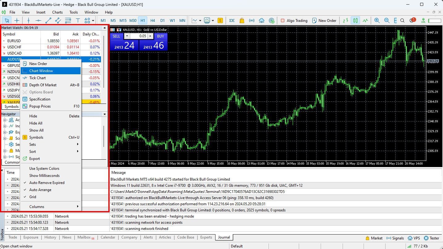 How to place a trade in MetaTrader 5 (MT5)? | BlackBull Markets