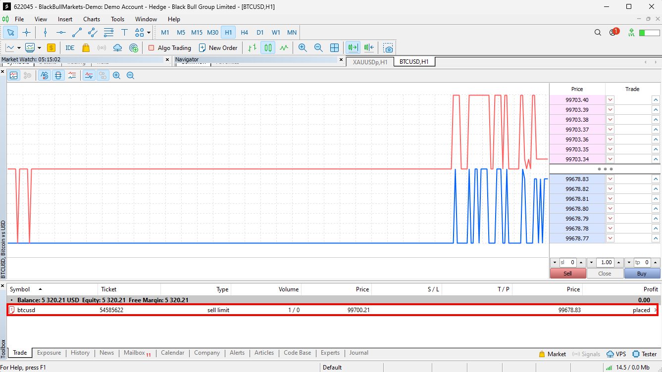 How to use Depth of Market on MetaTrader 5 (MT5)? | BlackBull Markets